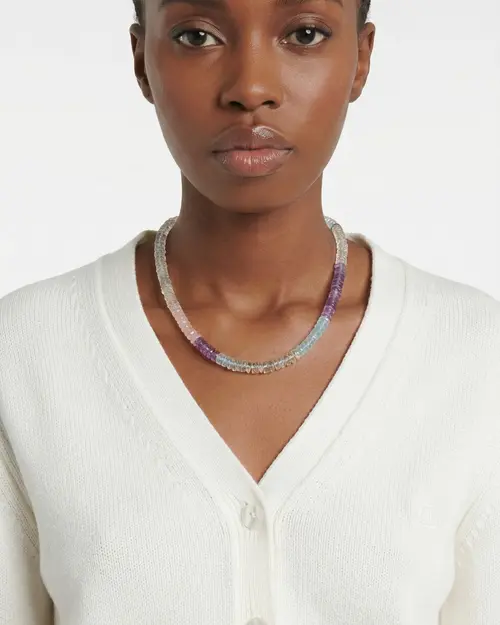 C. GRASSI Gemstone Necklace - 17-19"